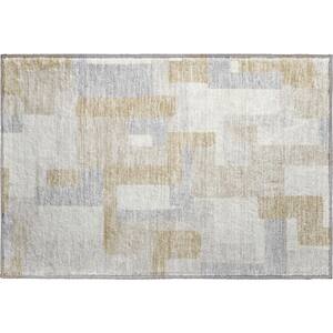 Addison Rugs Mayfield Premium Machine Washable Abstract AMF955 Sky 8 ft ...