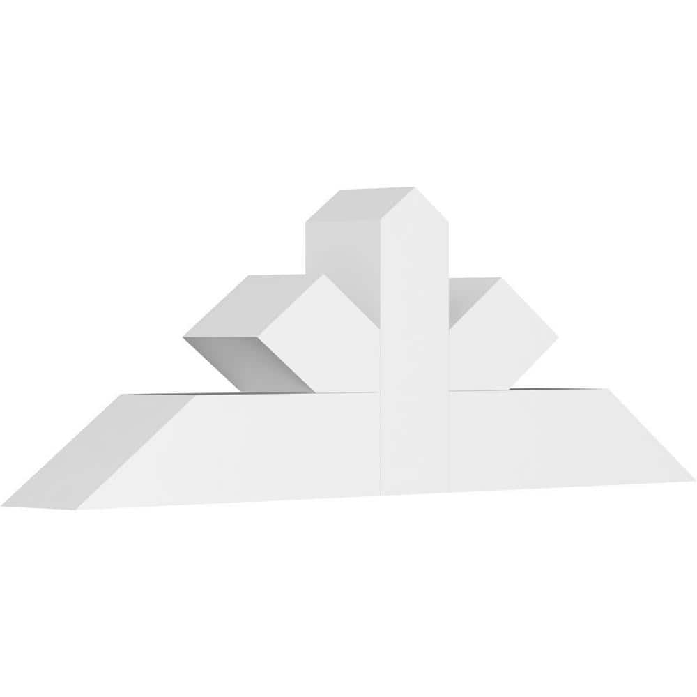 Ekena Millwork Saratoga 36 in. W x 12 in. H x 4 in. D Signature ...