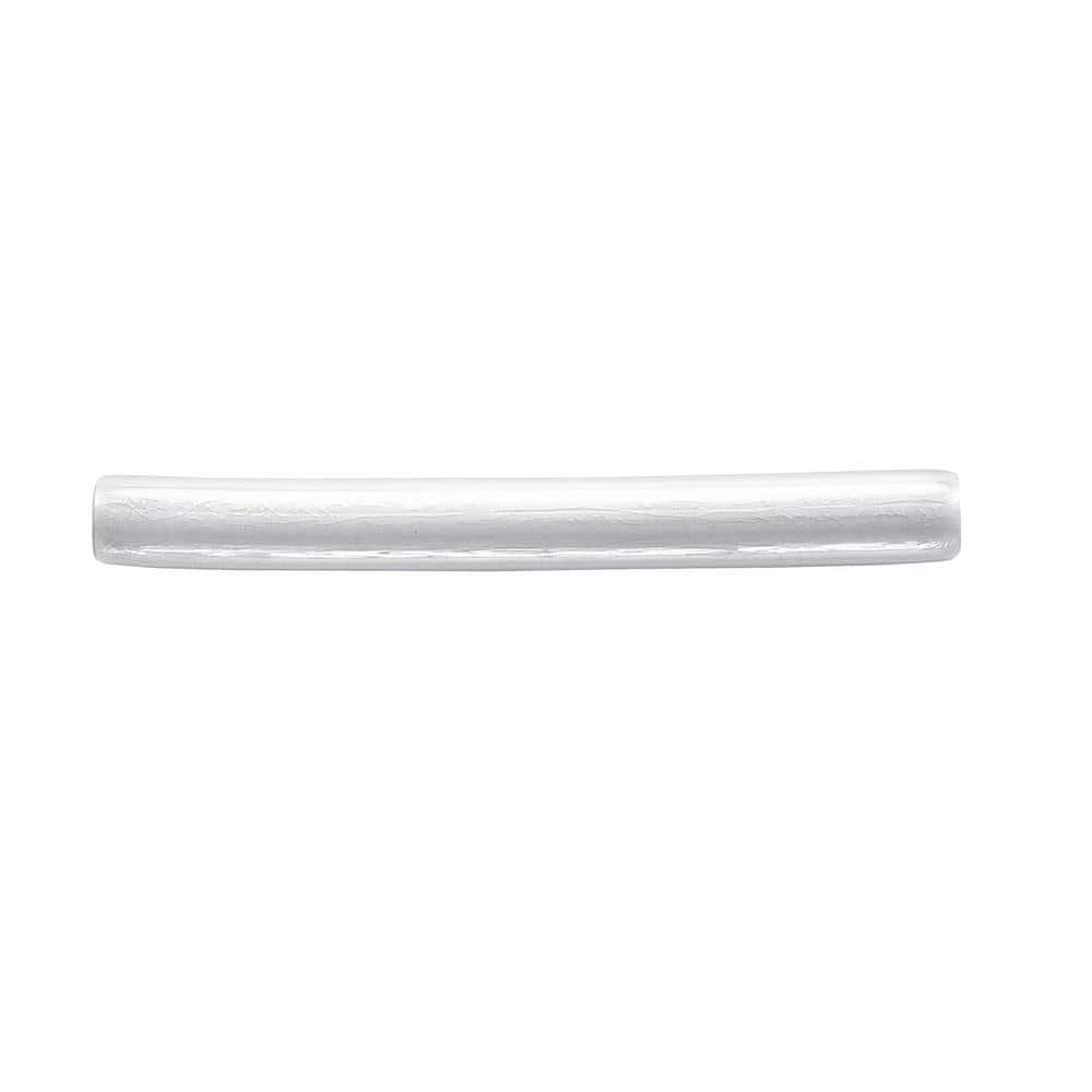 Apollo Tile Deluxe 0.6 in. x 6 in. White Ceramic Glossy Pencil Liner ...