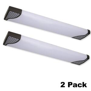 Commercial Electric Victoria 48 in. x 10 in. Dark Bronze CCT Selectable ...