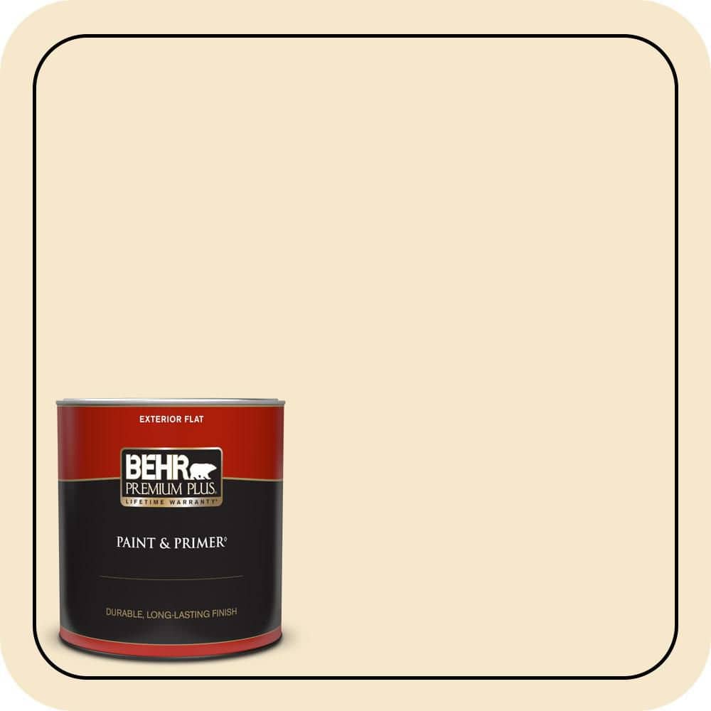 BEHR PREMIUM PLUS 1 Qt. #M300-1 Sumatra Flat Exterior Paint & Primer ...