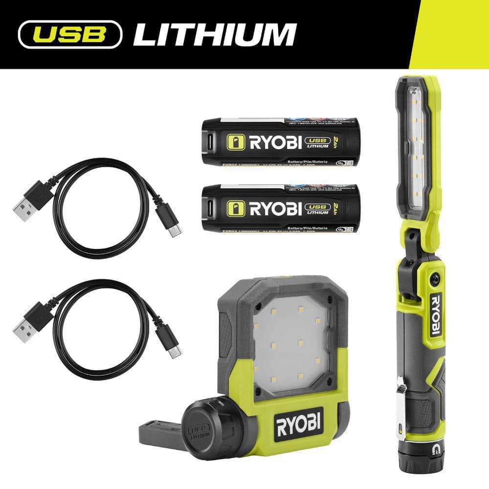 Reviews for RYOBI USB Lithium Cordless Inspection Flashlight and ...