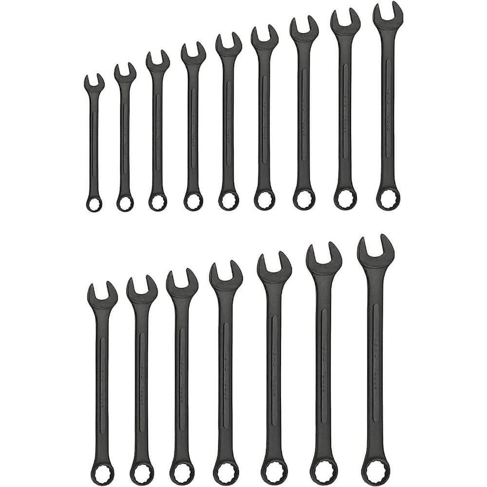 NEIKO 16 Piece Jumbo Combination Wrench Set, 6 mm to 32 mm Metric ...