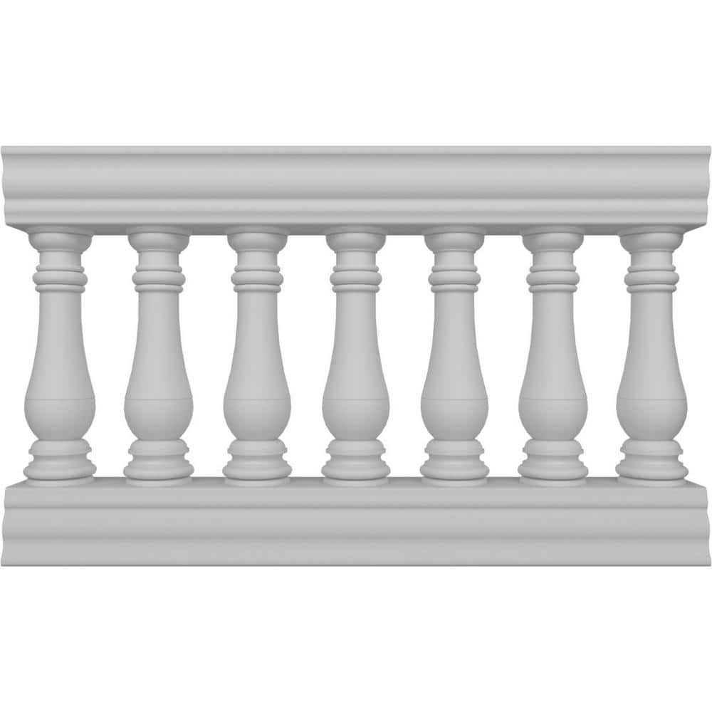 Ekena Millwork Fiberthane Bradford Balustrade 48 in. L x 32 in. H ...