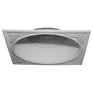 Ekena Millwork 47-3/8 in. Claremont Recessed Mount Ceiling Dome ...