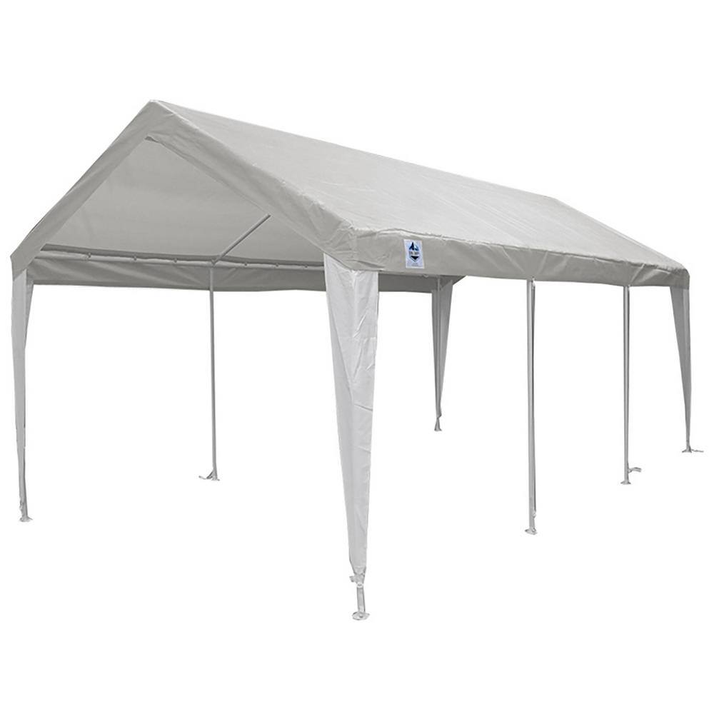 King Canopy Hercules 10 ft. x 20 ft. 2 in. Hammertone Steel Frame w ...