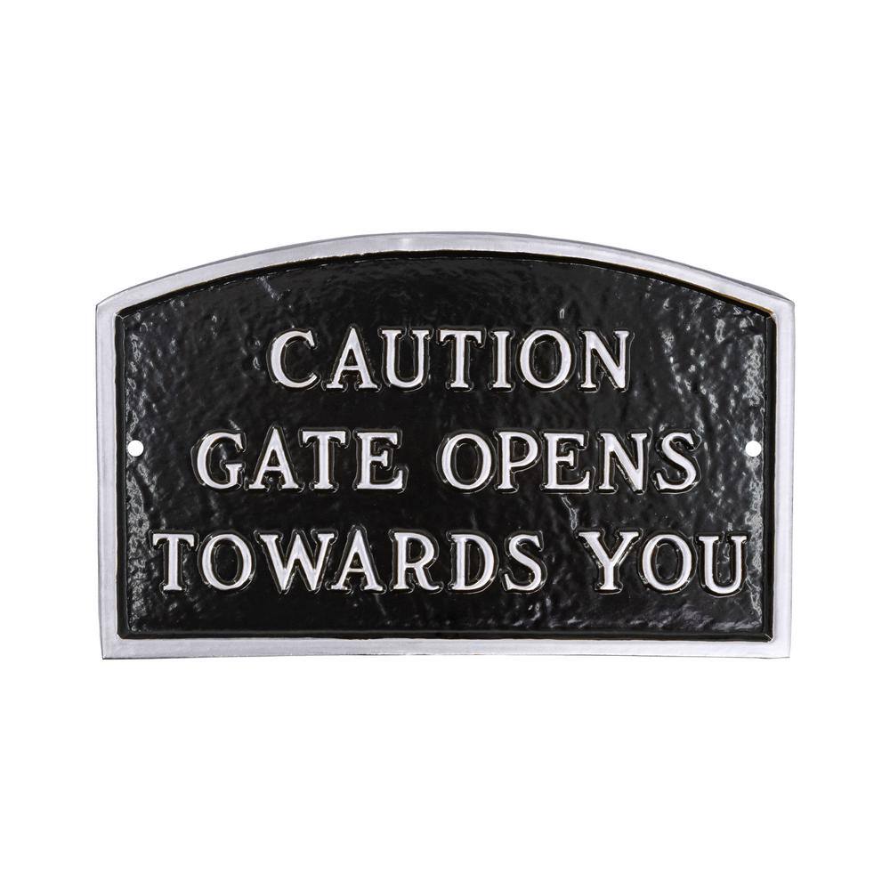 Montague Metal Products 10 in. x 15 Standard Arch Caution Gate Opens ...