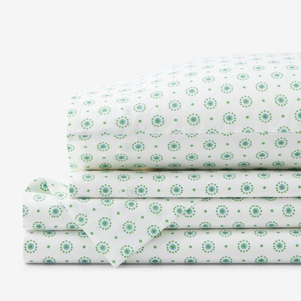 The Company Store Company Cotton Myla Dots Green Multi Organic Cotton ...