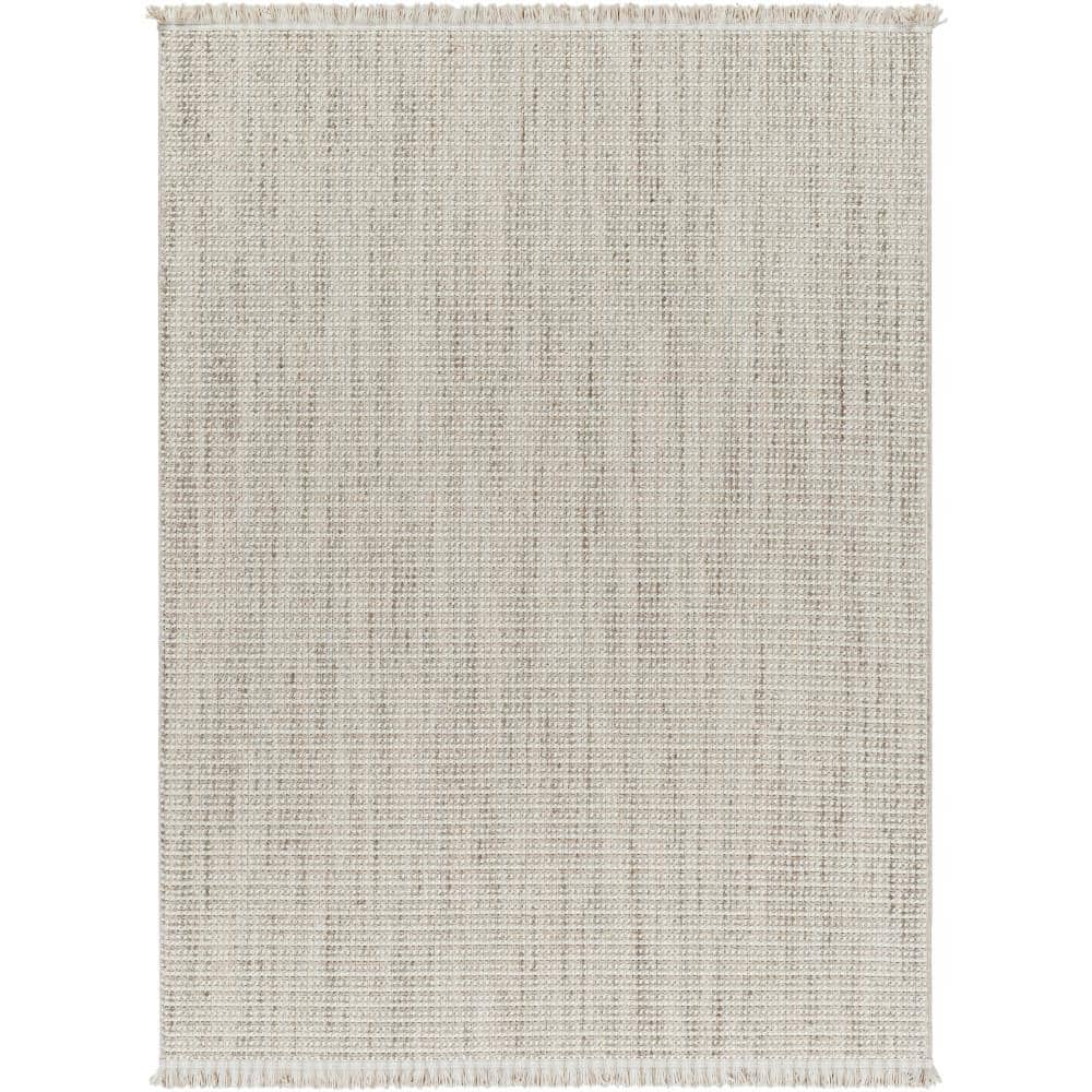 Livabliss Raisa Cream/Beige 8 ft. x 10 ft. Texture Indoor Area Rug ...