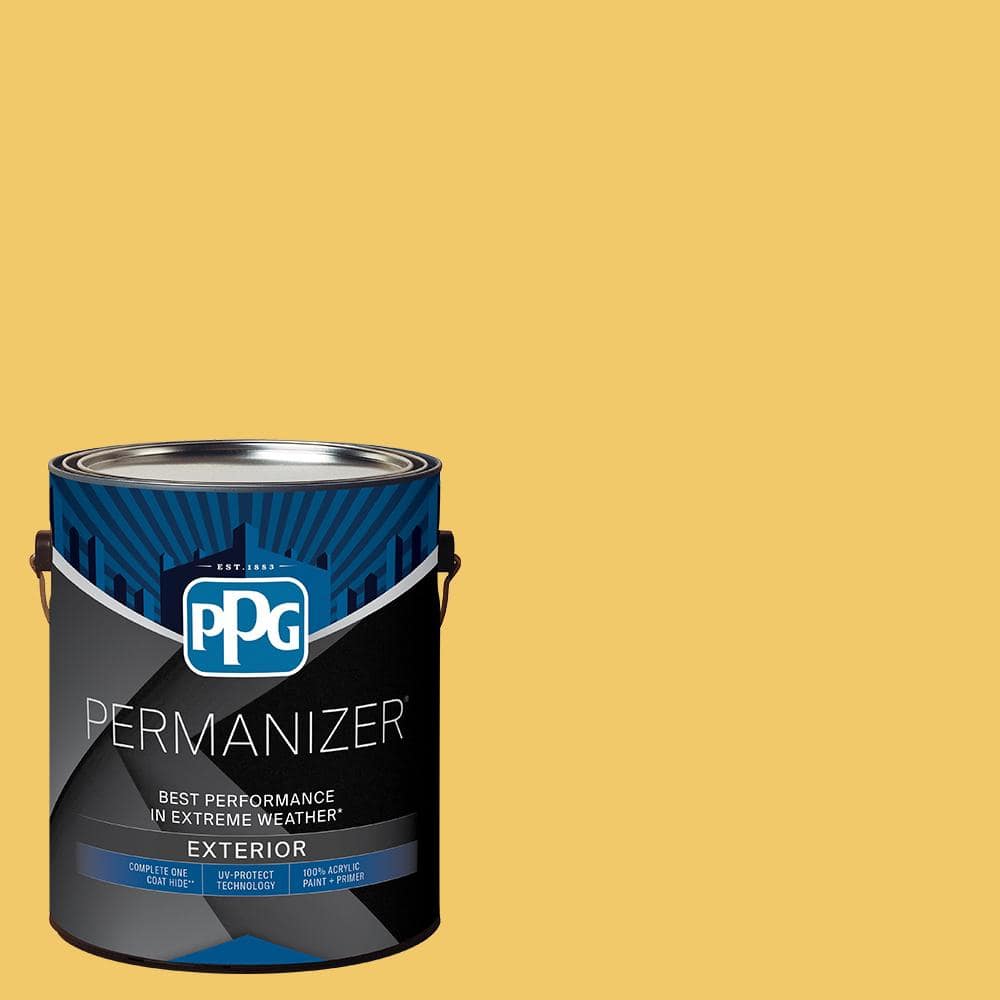PERMANIZER 1 gal. PPG17-18 Sol De Yucatan Semi-Gloss Exterior Paint ...