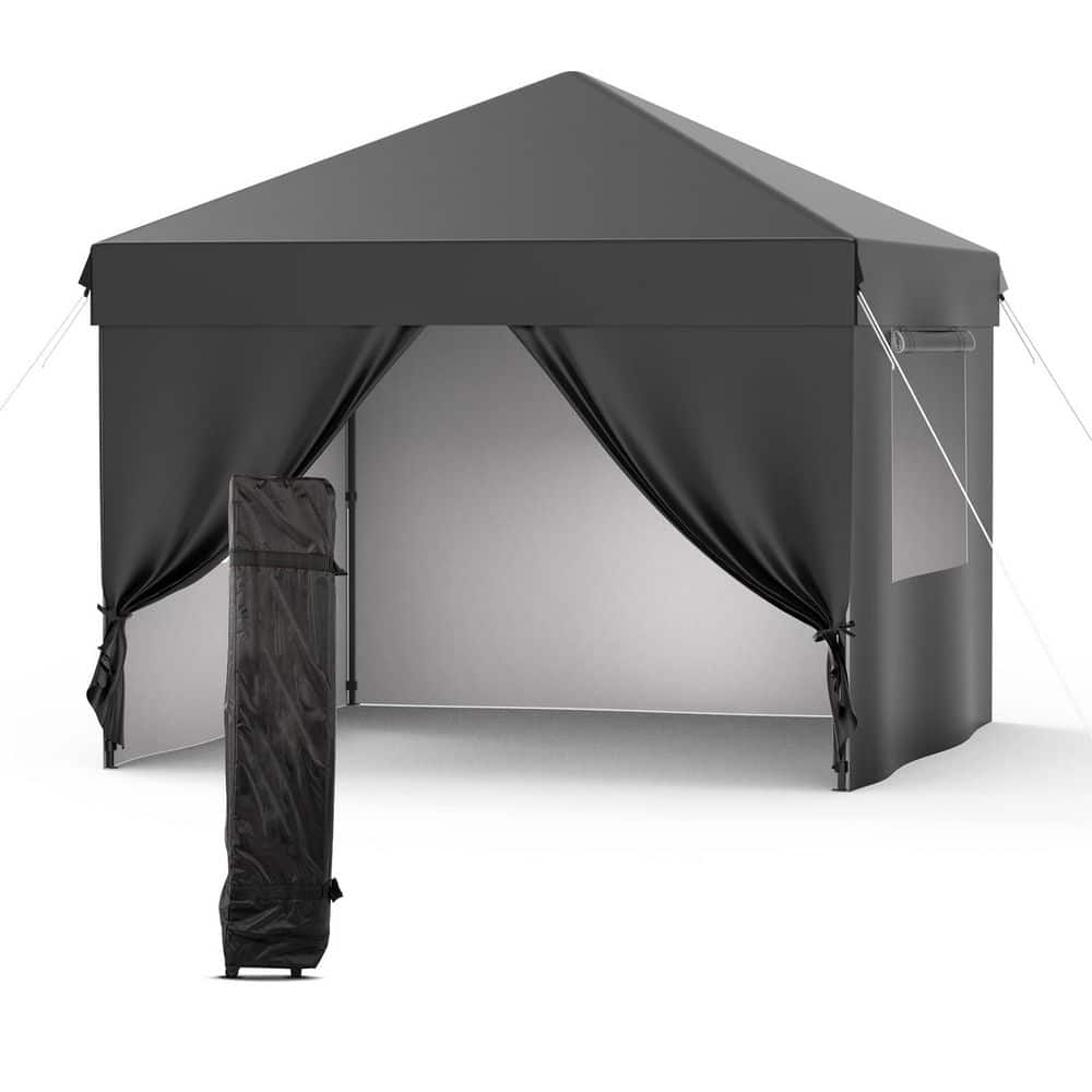 Reviews for homfan 10 x 10 FT Pop up Canopy with Removable Sidewalls ...