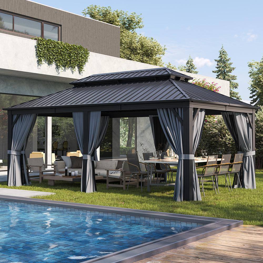 Have a question about Sizzim 20 ft. x 12 ft. Outdoor Double Galvanized ...