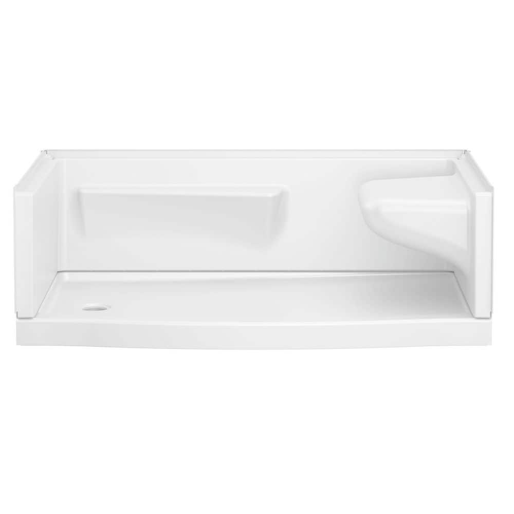 Delta Classic 500-Curve Right Seat Left Drain 32 in. x 60 in. x 15.88 ...