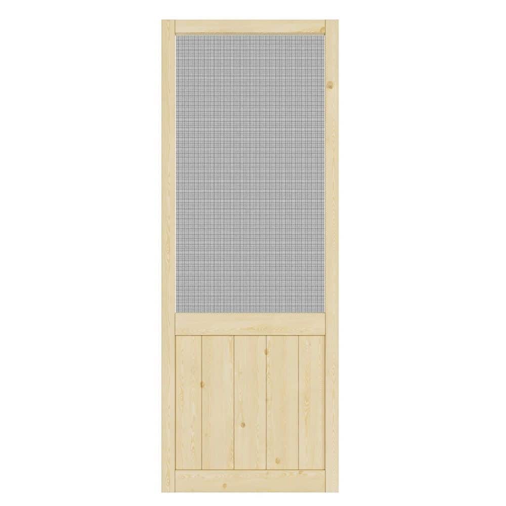 Unfinished Wood Screen Doors