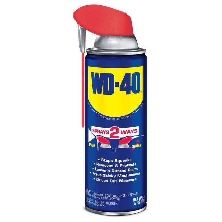 WD-40 12 oz. Original WD-40 Formula, Multi-Purpose Lubricant Spray with ...