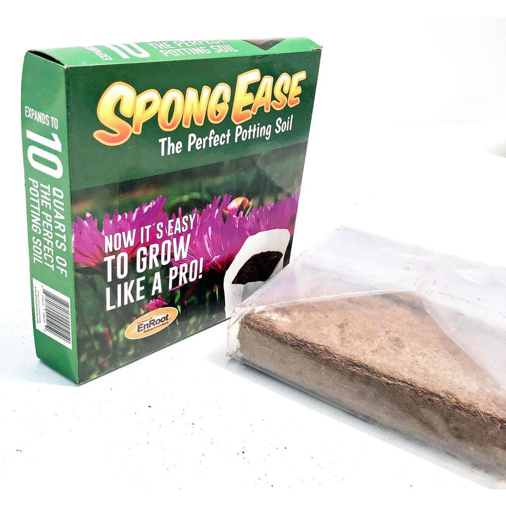 SpongEase 10 Qt. Organic Block- The Perfect Potting Soil ENRSP10Q - The ...