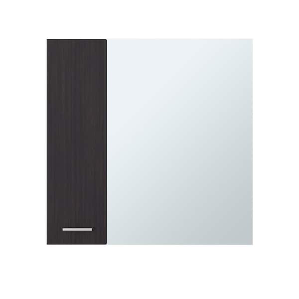 Sines Mirror Medicine Cabinet with Double Door, Four Interior Shelves ...