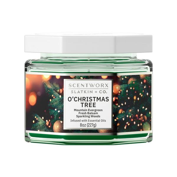 ScentWorx by SLATKIN + CO. 8 oz. O'Christmas Tree Pine Jar Scented ...