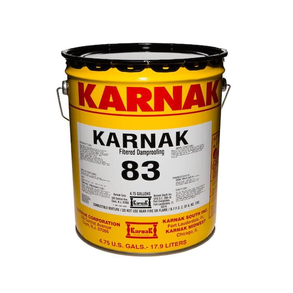 Karnak 5-Gal. 83 Fibered Dampproofing Roof Coating 83-5