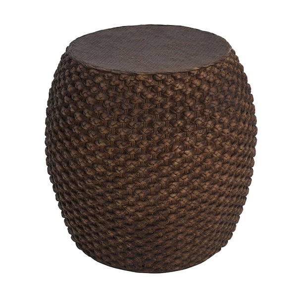 Faux Rattan Side Table-Handmade Mgo End Table for Outdoor Use, All ...