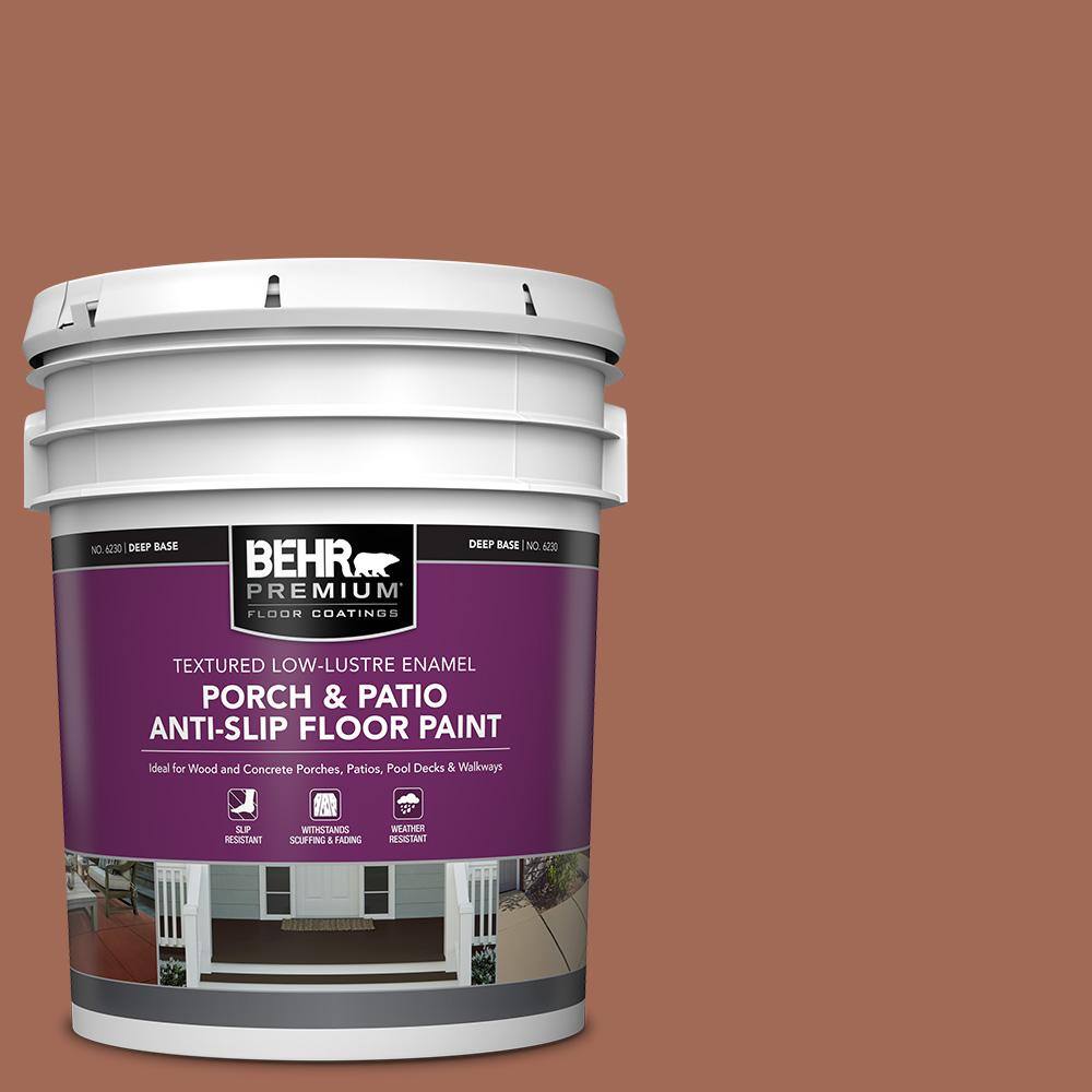 BEHR PREMIUM 5 gal. #S180-6 Perfect Penny Textured Low-Lustre Enamel ...
