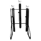 SARIS Black 1-Bike Trac- Locking Wall Mounted Bike Rack 6006