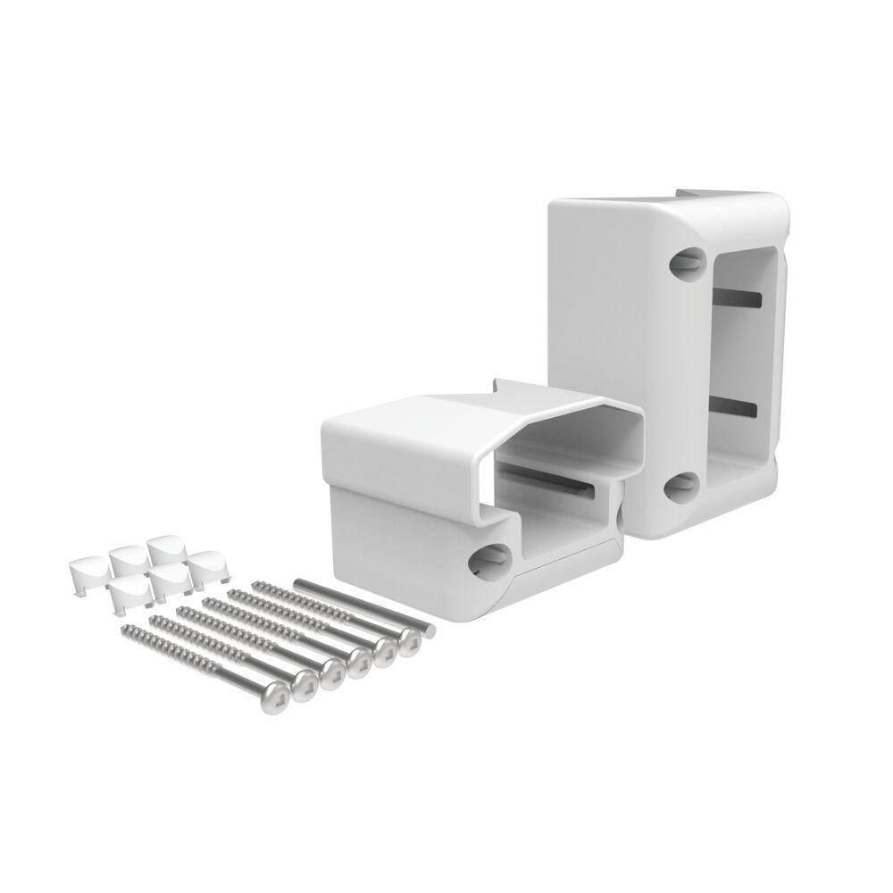 RDI White 45 Degree Level Mounting Bracket Kit - 1 Pair Original Rail ...