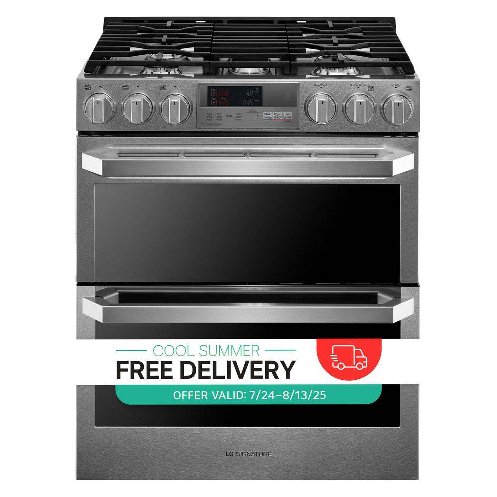 Reviews for LG SIGNATURE 7.3 cu. ft. SMART Slide-In Double Oven Dual ...