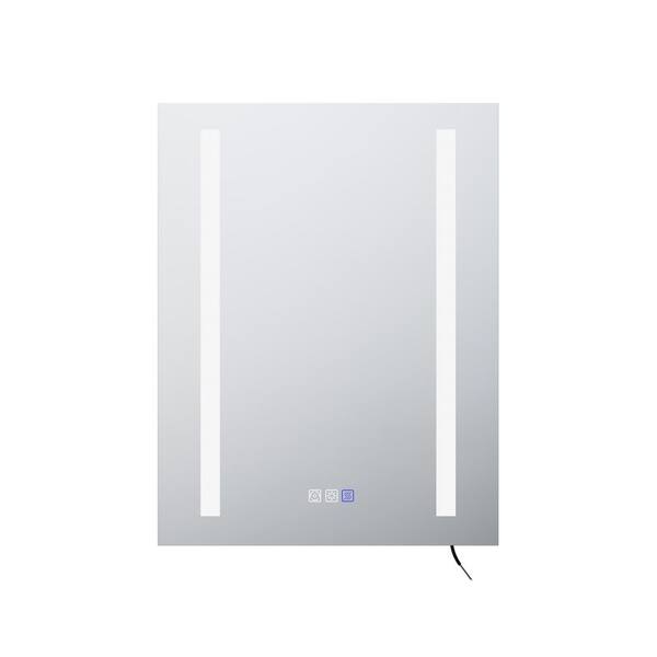 Modland Hans 20 in. W x 26 in. H Rectangular Aluminum Medicine Cabinet ...