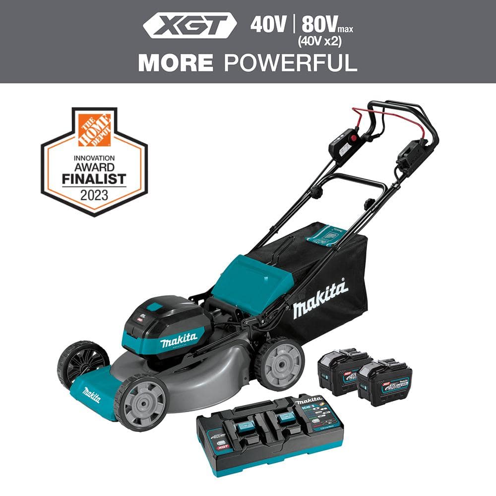 Makita 40V max XGT Brushless Cordless 21 in. Walk Behind Self-Propelled ...