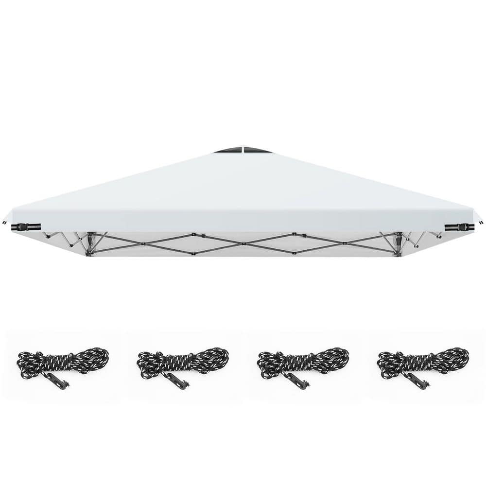 MOEPISY 10 x 10 ft. Fabric Replacement Canopy Top with Air Vent, Canopy ...