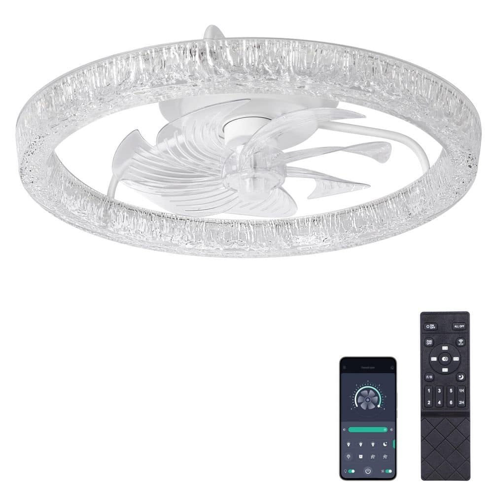 Reviews for BICIK 20 in. Standard Indoor White Low Profile Ceiling Fan ...