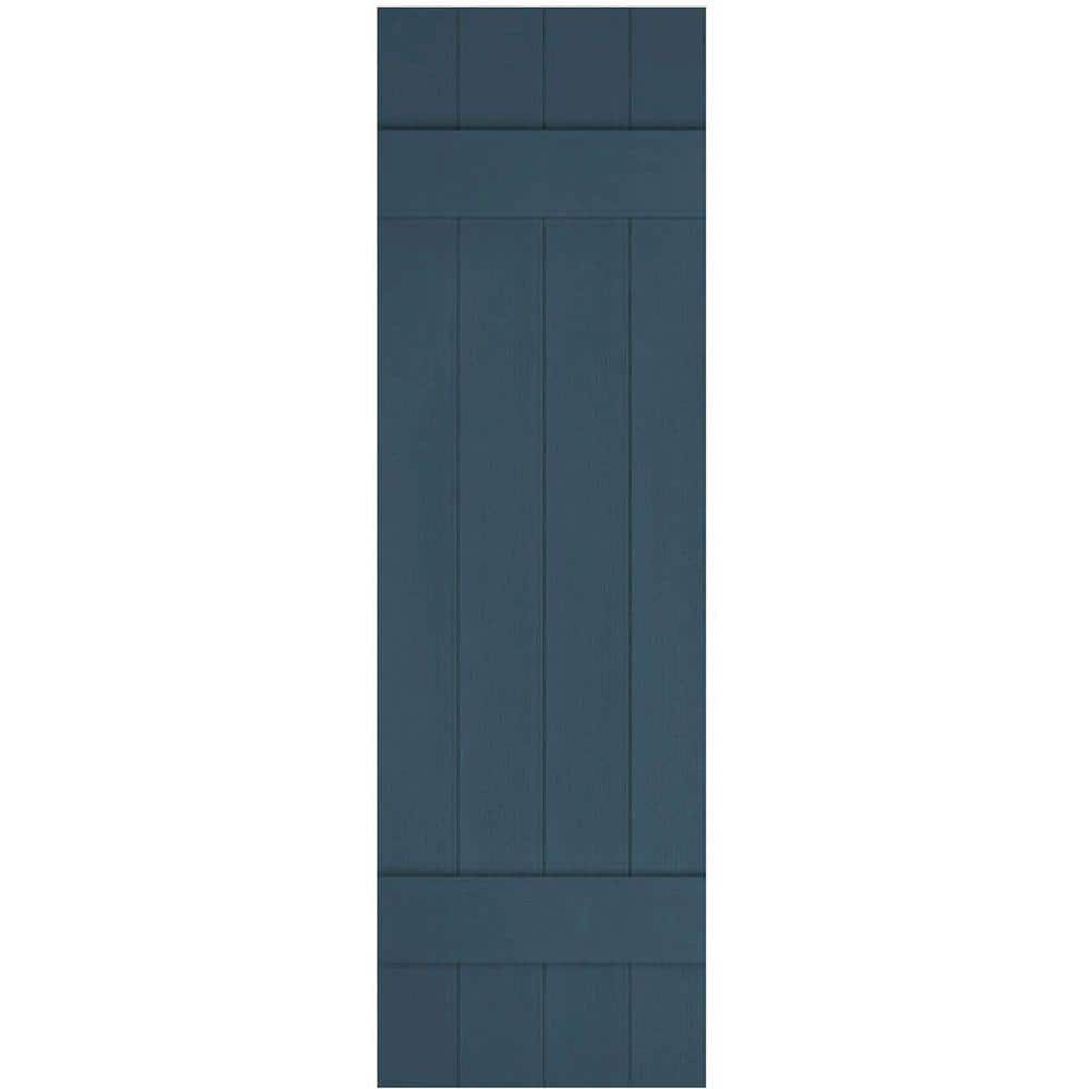 Reviews for Ekena Millwork 14 in. x 39 in. Lifetime Vinyl Custom Four ...