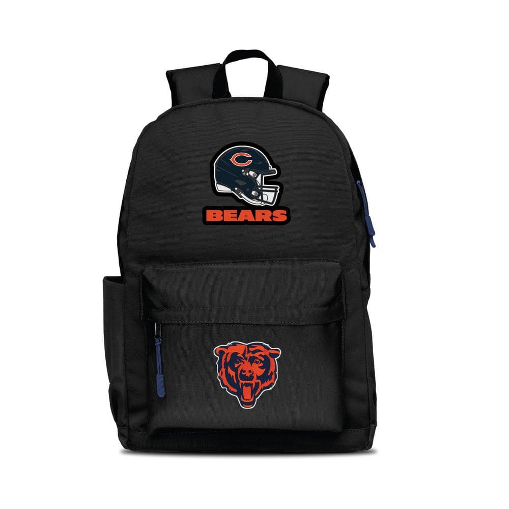 Mojo Chicago Bears 2-Logo 17 in. Black Campus Laptop Backpack NFCHL730B ...