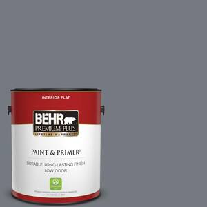 BEHR ULTRA 1 gal. #N510-5 Liquid Mercury color Extra Durable Flat ...