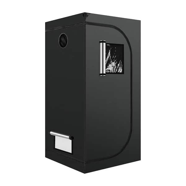 iPower 3 ft. L × 1 ft. W Black Grow Tent for Indoor Seedling Plant ...