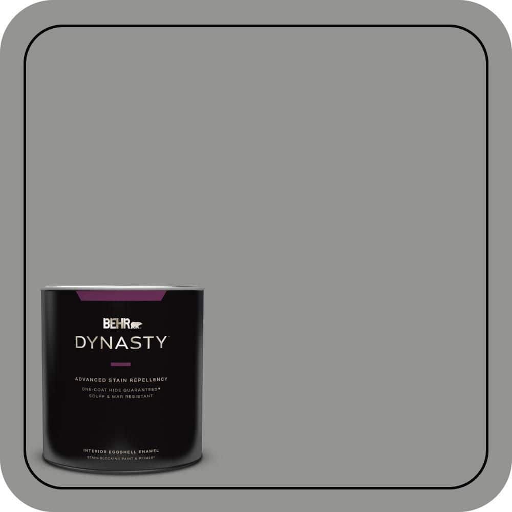 BEHR DYNASTY 1 qt. #780F-5 Anonymous One-Coat Hide Eggshell Enamel ...