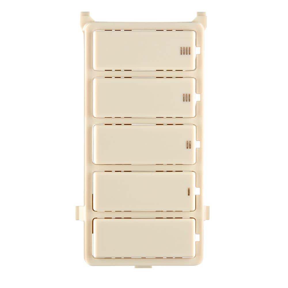 Leviton Decora Countdown Timer Switch Faceplate in Light Almond DTKIT-T ...
