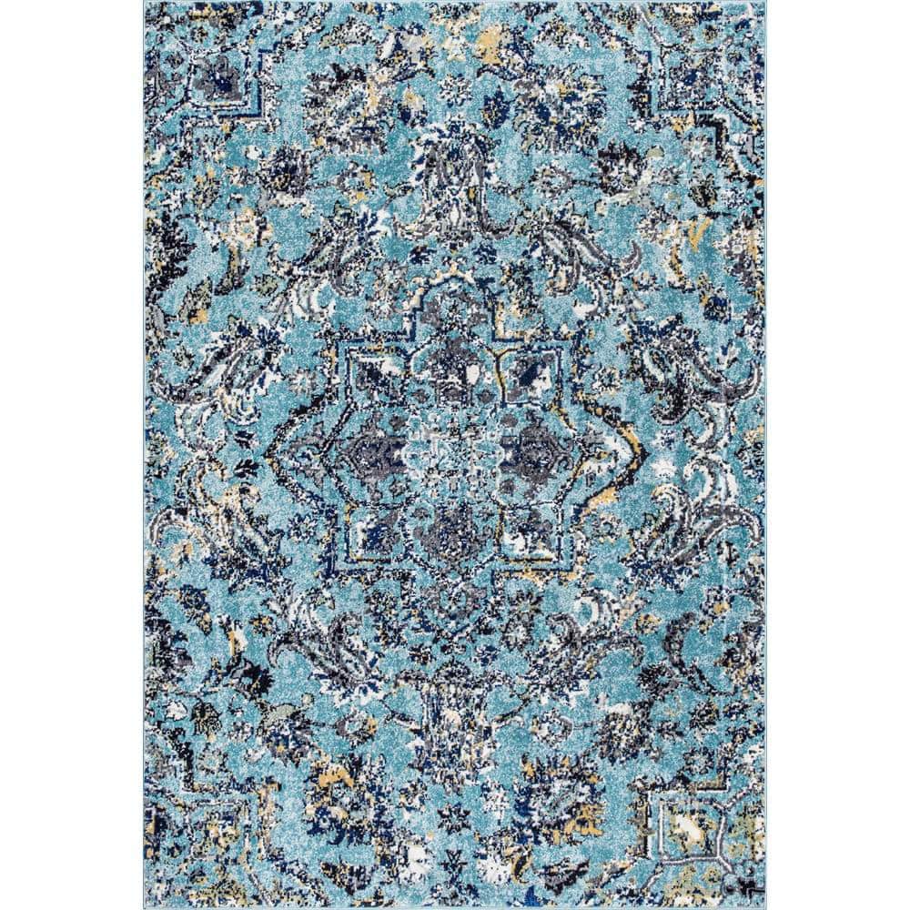 nuLOOM Taunya Bohemian Aqua 5 ft. x 8 ft. Area Rug RZBD06A-53079 - The ...
