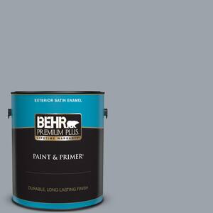 BEHR MARQUEE 1 gal. #MQ5-22 Rainmaster Satin Enamel Exterior Paint ...
