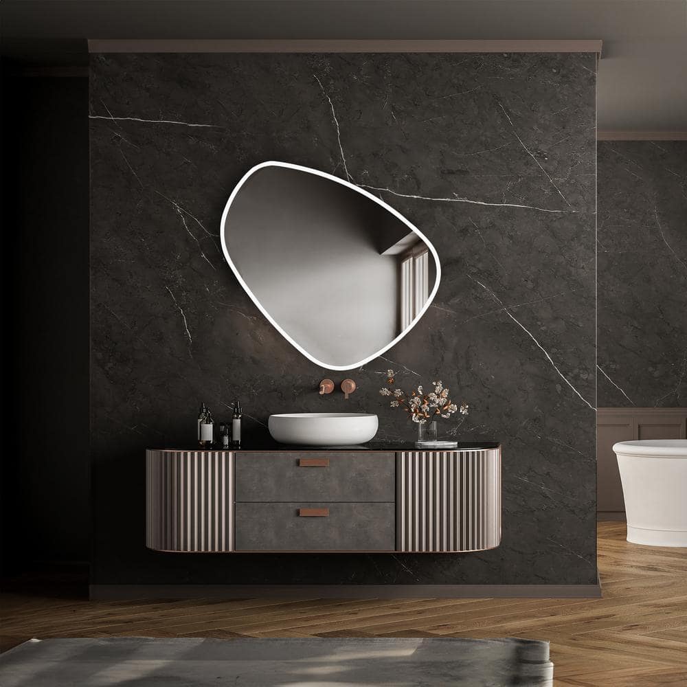 Dreamwerks Eva 40 in. W x 37.9 in. H Novelty/Specialty Frameless LED ...