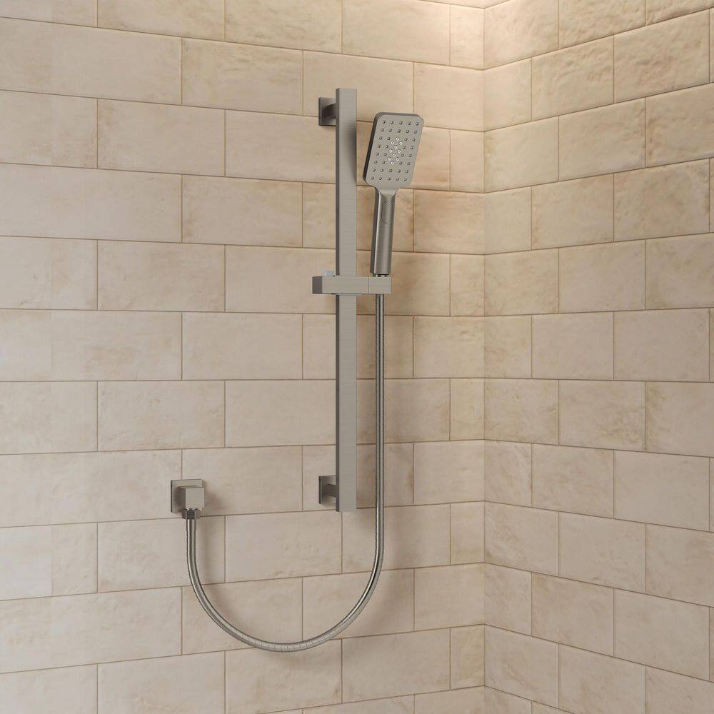 GRANDJOY Minimalist 3-Spray Multifunction Wall Bar Shower Kit with ...