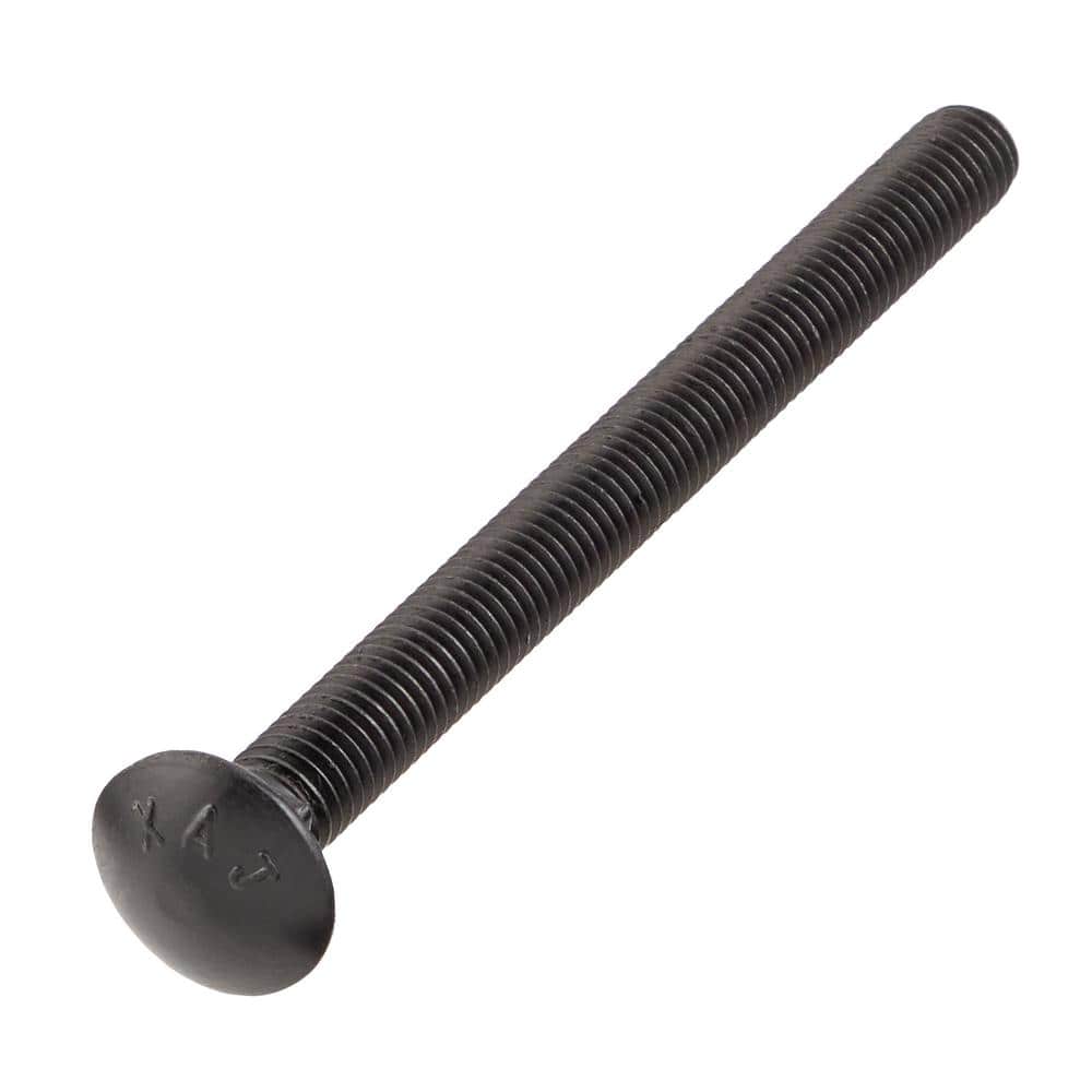 DECKMATE 1/2 in. -13 x 6 in. Black Deck Exterior Carriage Bolt 814596 ...