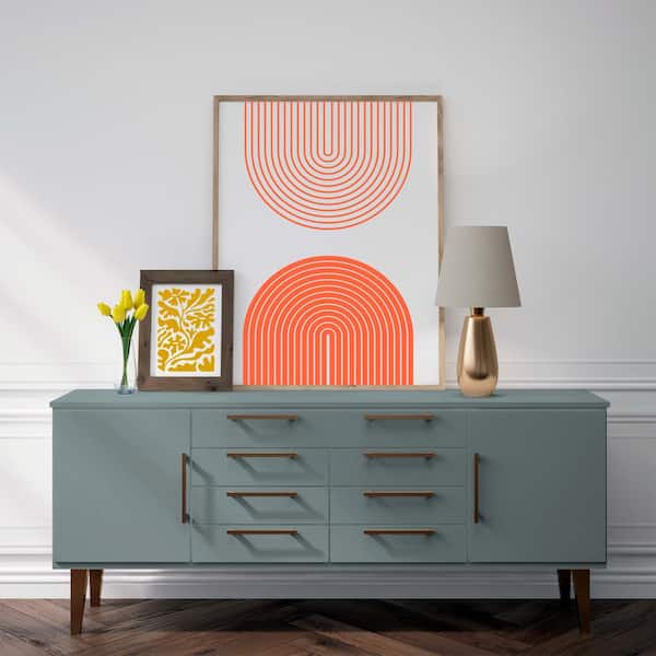 Rust-Oleum Transformations 1 qt. Satin Gray Harbor Interior Cabinet ...