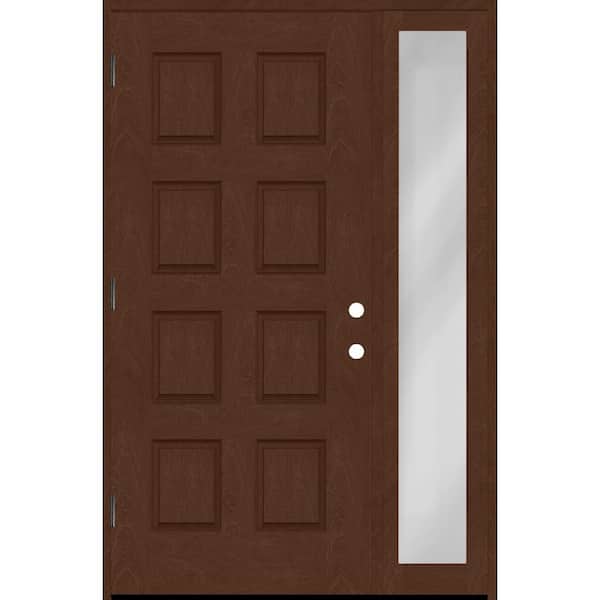 Steves & Sons Regency 49 in. x 80 in. 8-Panel RHOS Chestnut Mahogany ...