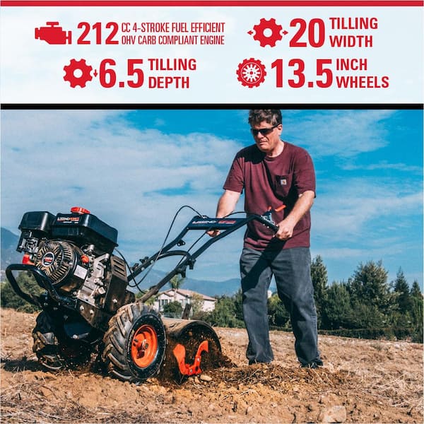 HSS Flash Trigger With App 52CC 2-Stroke Gas Powered Tiller Cultivator ...