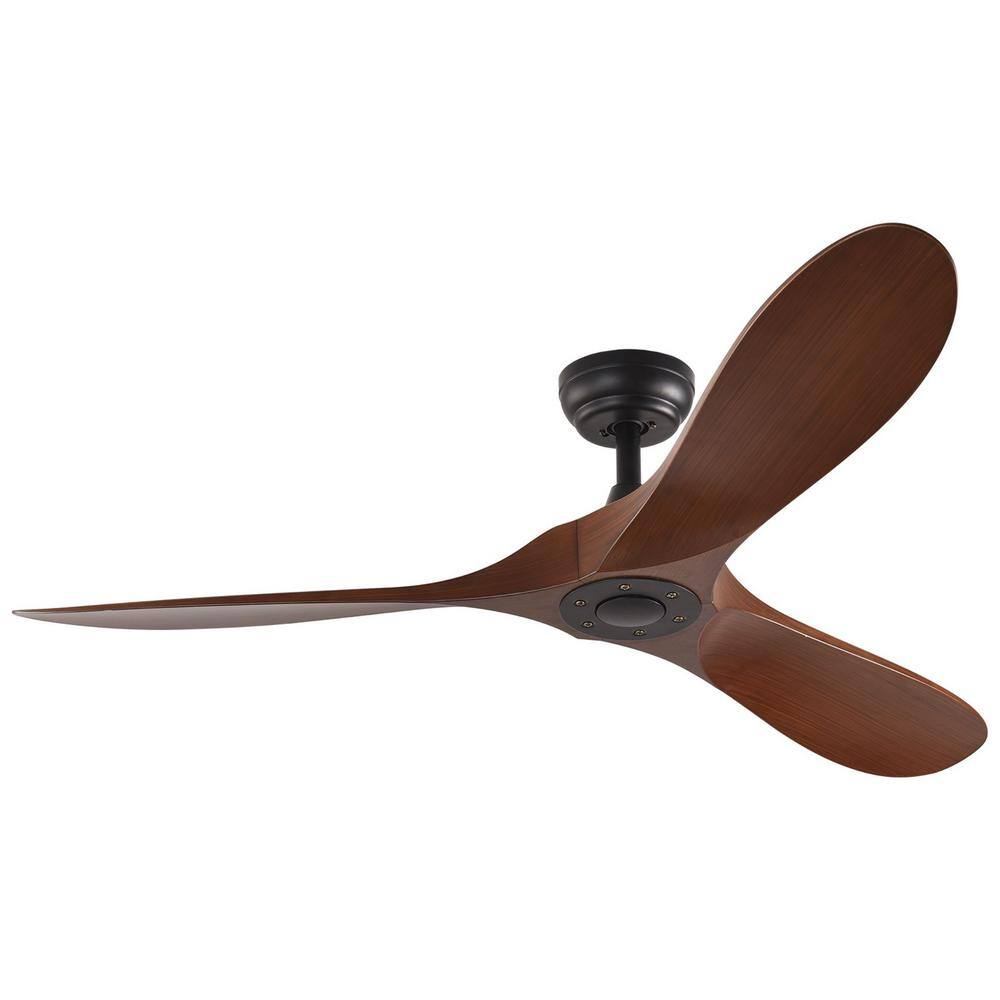FIRHOT 52 in. Smart Indoor Black Ceiling Fan with Remote and APP ...