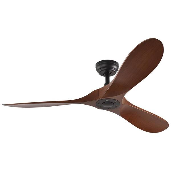 FIRHOT 52 in. Smart Indoor Black Ceiling Fan with Remote and APP ...