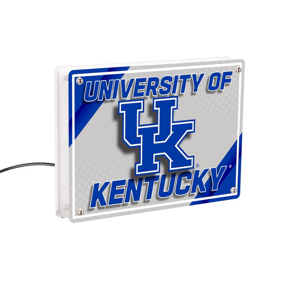 Evergreen University of Kentucky NCAA Blue Rectangle Desklite LED Decor ...