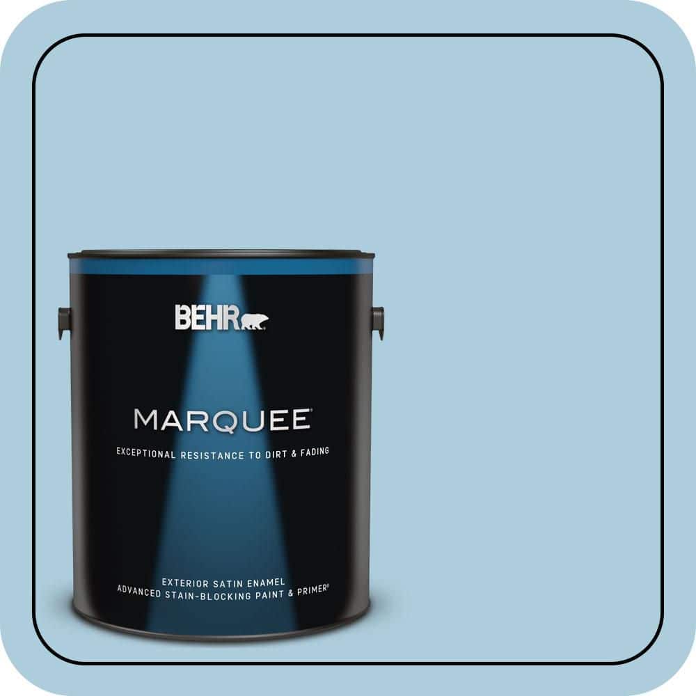 BEHR MARQUEE 1 gal. #M500-2 Early September Satin Enamel Exterior Paint ...